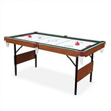 RACK Crux 55 in Folding Billiard/Pool Table (Green 3-in-1 Multi Game ...