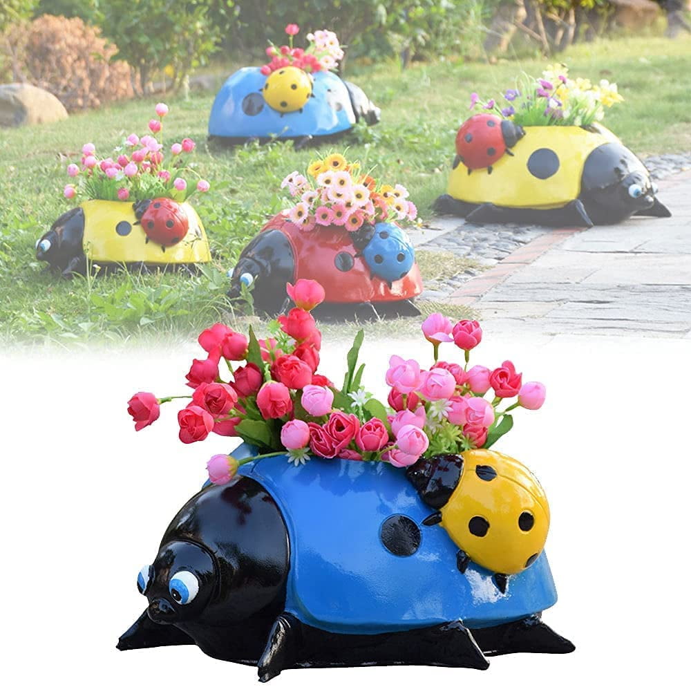 Planters & Pots Small porcelain ceramic planter on legs decorated with ...