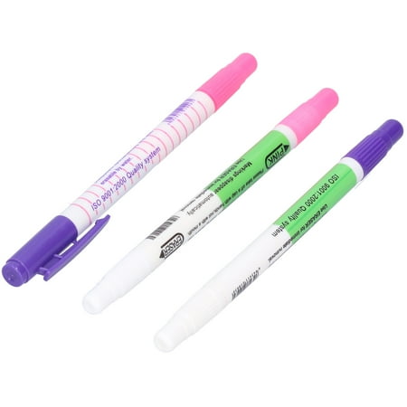 Clothing Marking Pen, 3pcs Double-Headed Temporary Marker Smmoth ...
