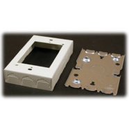 C2G Wiremold Uniduct Single Gang Deep Junction Box - Ivory - cable ...