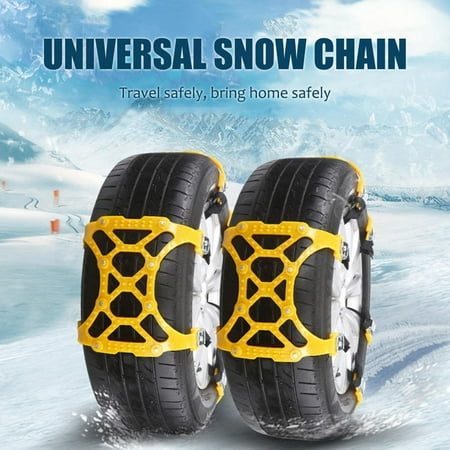 3PCS Car Snow Chains Anti Snow Chains Wheel Chains Slip Emergency Tire ...
