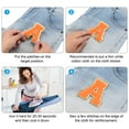 Uxcell Chenille Letter x Patches Large Size 3.15"x2.24" 3PCS(Orange ...