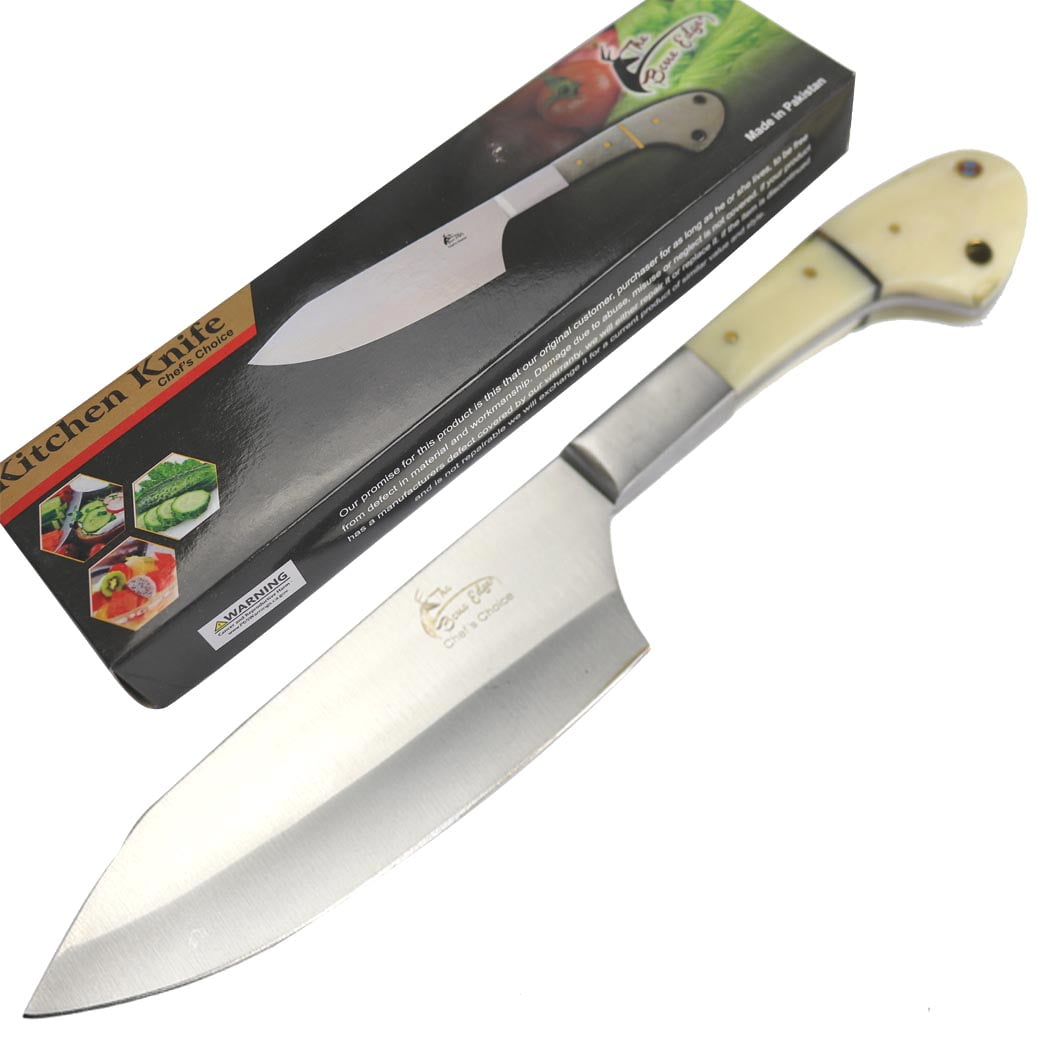 TheBoneEdge 11' Chef Choice Kitchen Knife Bone Handle Stainless Steel ...