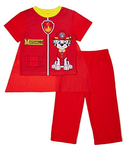 Paw Patrol Little Boys' Two-Piece Caped Pajama Pant Set (4) - Walmart.com