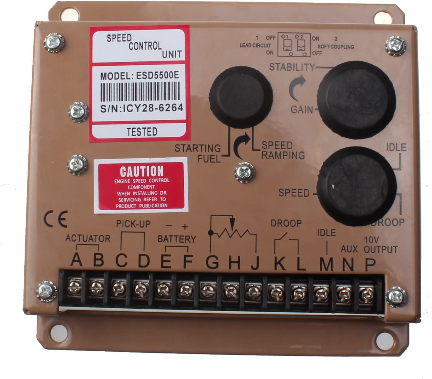 EHEparts Electronic Engine Speed Controller Governor ESD5500E Generator ...