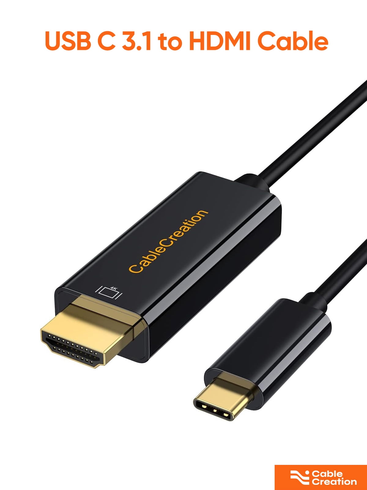 USB C to HDMI Cable for Home Office 6ft, CableCreation USB 3.1 Type C ...