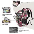 ALAZA Rose Skull Flowers School Backpack Elementary Bag Student Bookbag ...