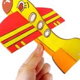 OGITUDE 5pcs Diy Assembled Airplane Unpainted Airplane Wood Unfinished ...