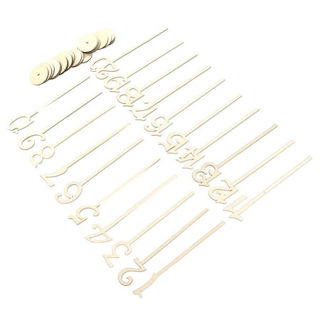 Table Number Stands, Easy Wooden Table Numbers 1 To 20 DIY Making For ...