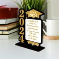 2024 Graduation Table Decorations Class Of 2024 Wooden Table Sign ...