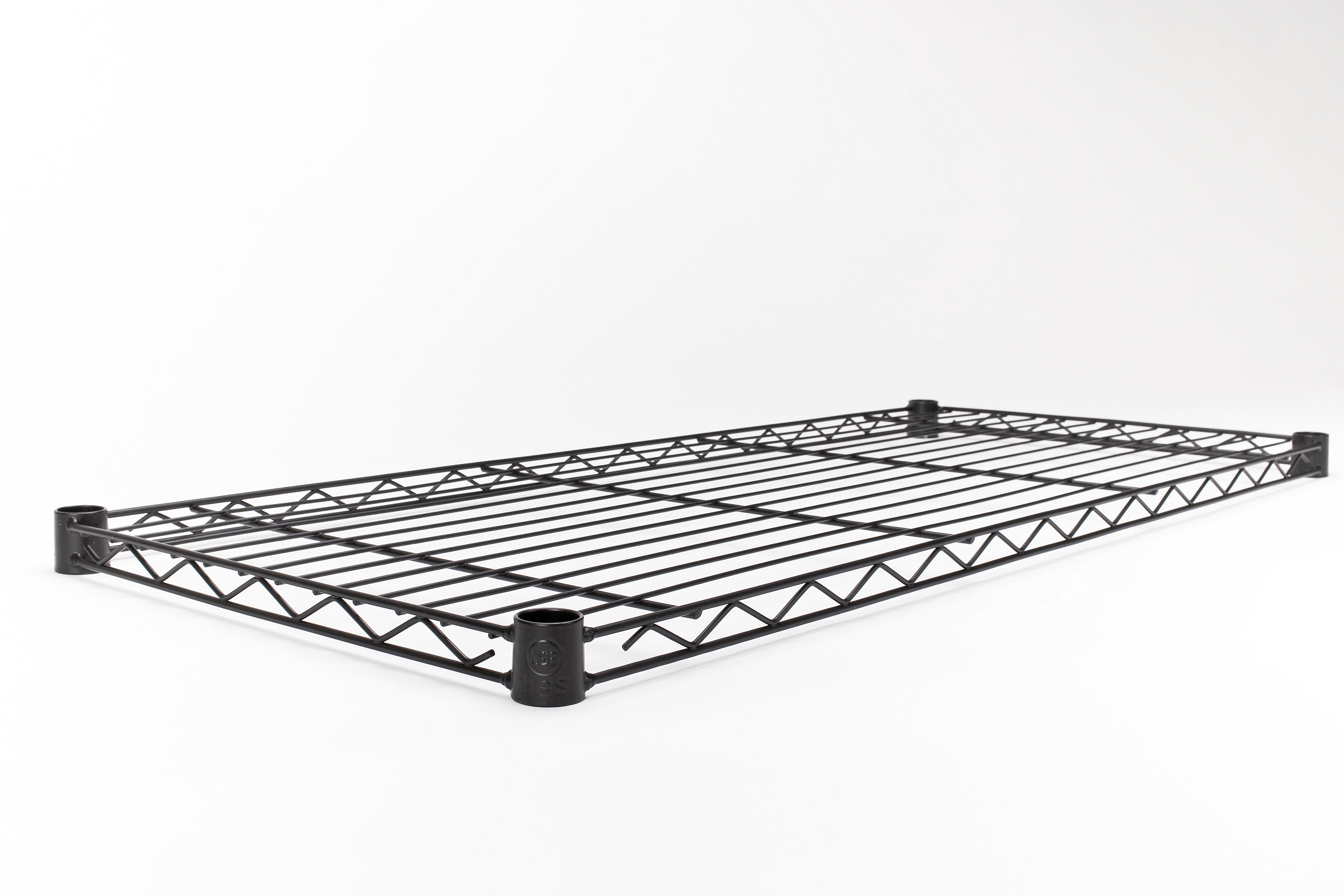 HSS Steel Extra Wire Shelf 18"x48", Black, Shelf Capacity 350 lbs, 1 ...