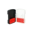 Tool Bit Holder Box Case Heavy Duty Plastic Construction Quick Access ...