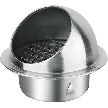 Xizioo Stainless Steel Round Vent Grille for Outdoor Wall Vent Grille ...