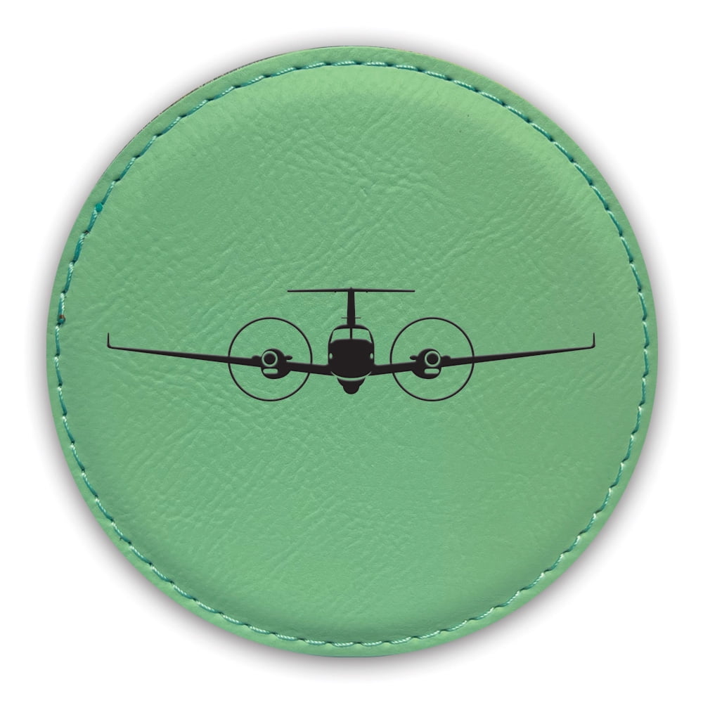MC-12W Liberty Coaster Laser Engraved Leatherette - Round Coasters ...