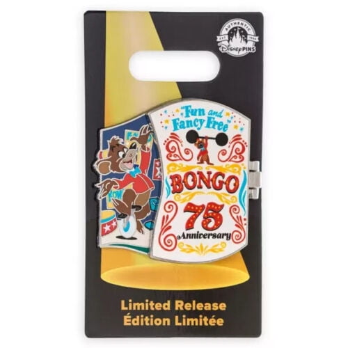 Disney Fun and Fancy Free Bongo the Bear Hinged Pin 75th Anniversary ...