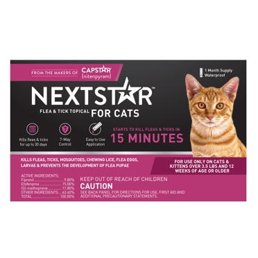 Advantage Flea Control for Cats 1-9 lbs 4 Month Supply - Walmart.com