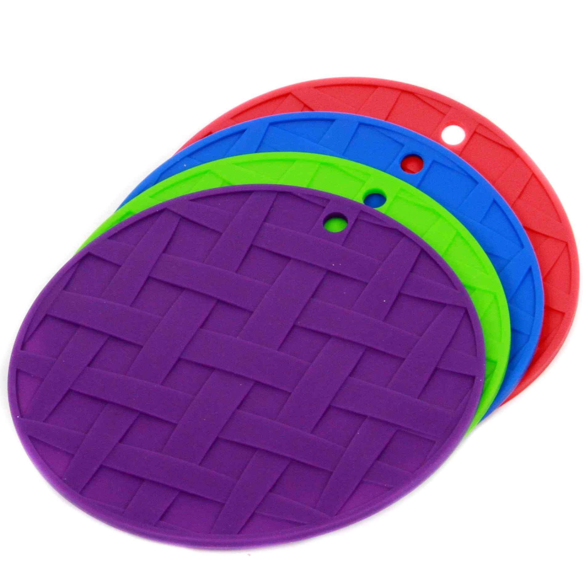 Chef Craft Select Silicone Trivet with Basket Weave Design, 7 inches in ...