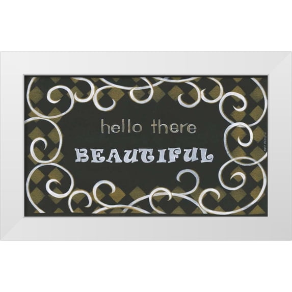 Shamp, Cindy 32x20 White Modern Wood Framed Museum Art Print Titled ...