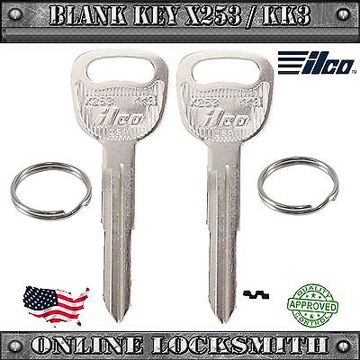 2 New Ilco Keys For Kia Rio / Kia Sedona / Kia Sephia - Blank KK3 ...