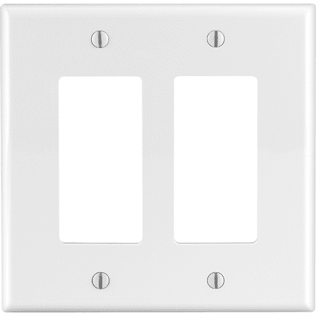 Leviton Recessed Combination Box for Power & Low-Voltage, 2-Gang, White ...