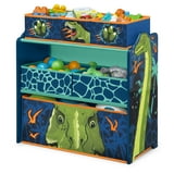 Delta Children Dinosaur Design & Store 6 Bin Toy Storage Organizer ...