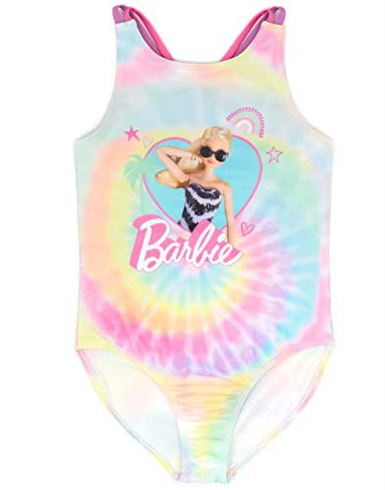 Barbie Swimsuit Niños Niños Doll Logo Tie Dye Costo de natación ...