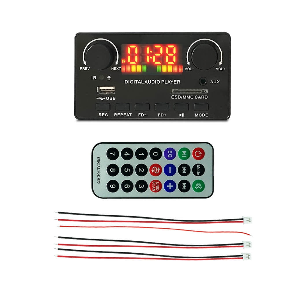 Audio Decoder Board USB Support MP3 Wireless Decoder Board with Remote ...