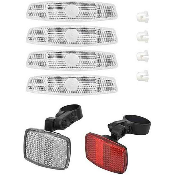 nipocaio 6 Pieces Reflective Accessories Kit, Bike Reflectors, Spoke ...