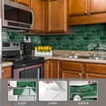 10-Sheet Peel and Stick Backsplash Tile for Kitchen, Marble Look Vinyl ...