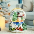Plus Size Christmas Snow Globe Snowman Tree - Snow Globe with 8 Songs ...