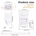 Rainwater Collection System Downspout Diverter, Fits for 2"x 3" or 3"x ...