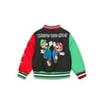 Super Mario Boys Bomber Jacket, Sizes 4-12, Graphic Print, Polyester ...
