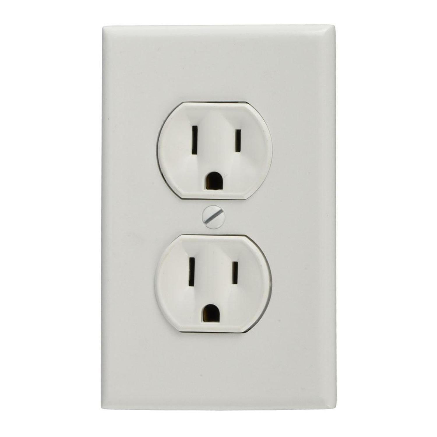 Contacto Duplex Leviton 15A 125V Blanco Con Placa multicolor | Bodega ...