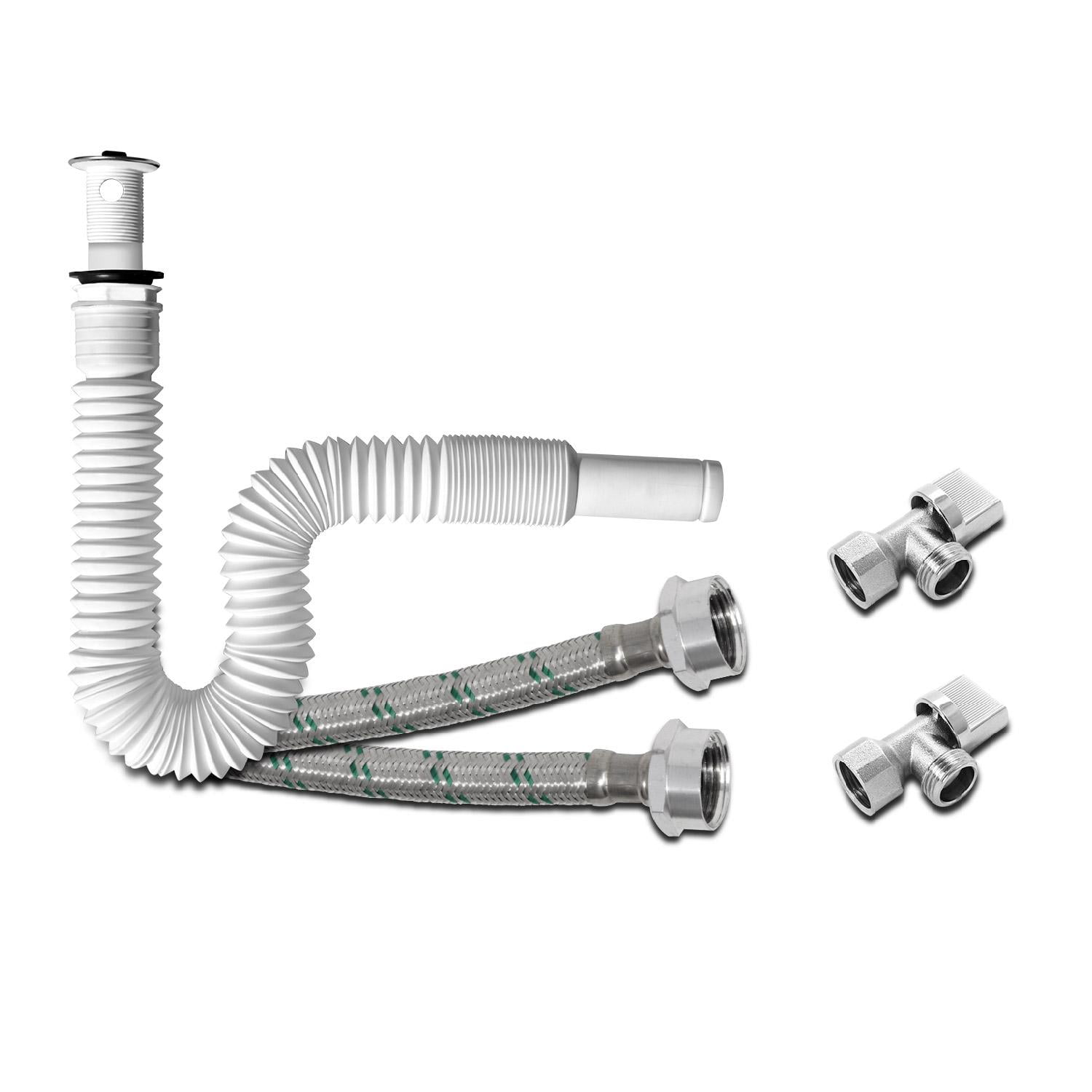 Kit De Mangueras Y Válvulas Para Lavabo Kde-Flai-01 Miber gris | Bodega ...