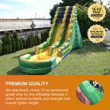 JumpOrange Amazon River 19 ft Inflatable Water Slide (with Blower ...