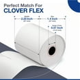 Clover Flex Paper Rolls - 5 Rolls - 2 1/4'’ x 50’- 55 GSM - Credit Card ...