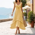 asdoklhq Mother Of The Bride Dresses for Women Formal Ladies Deep V ...