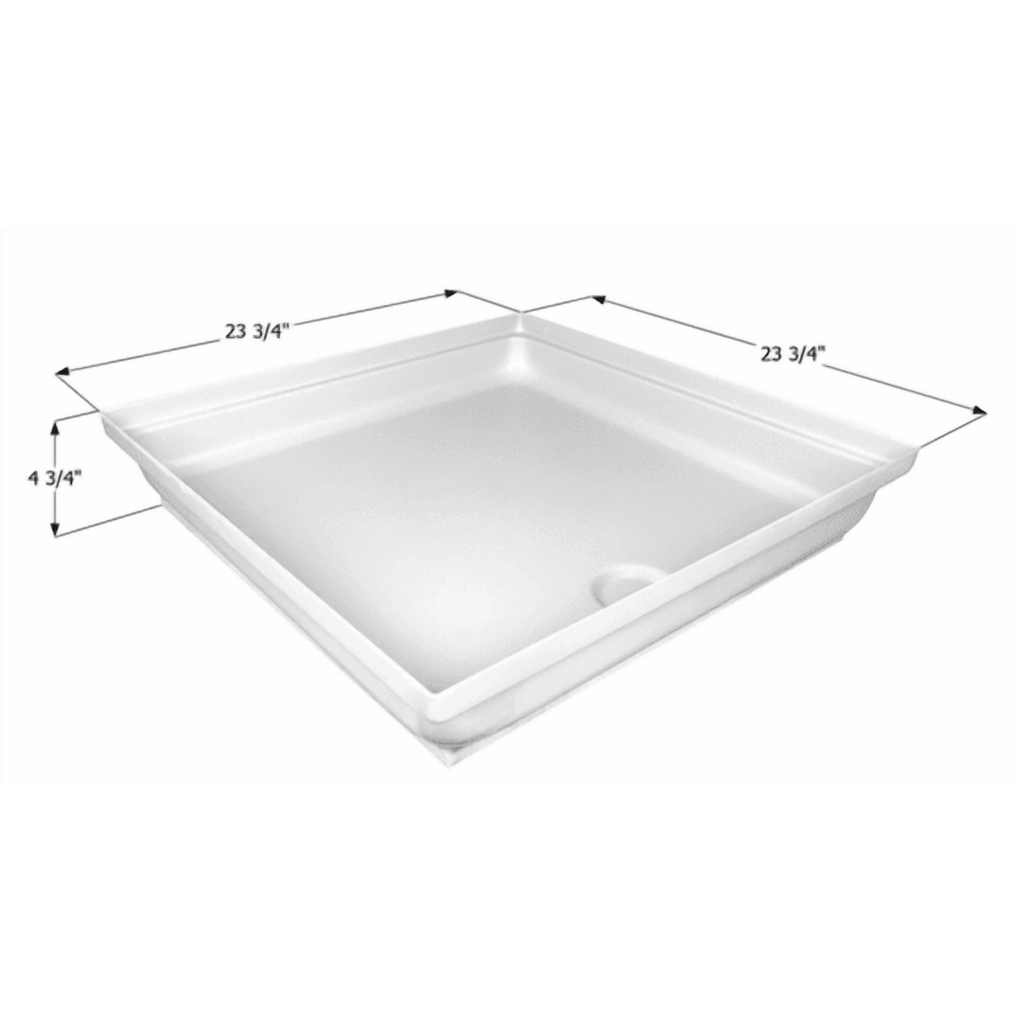 Click here for Icon Shower Pan 15235 Rectangular; 24 Inch Length... prices