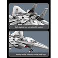SR 71 Blackbird Jet Building Block Set - 184 Pieces - for Kids and ...