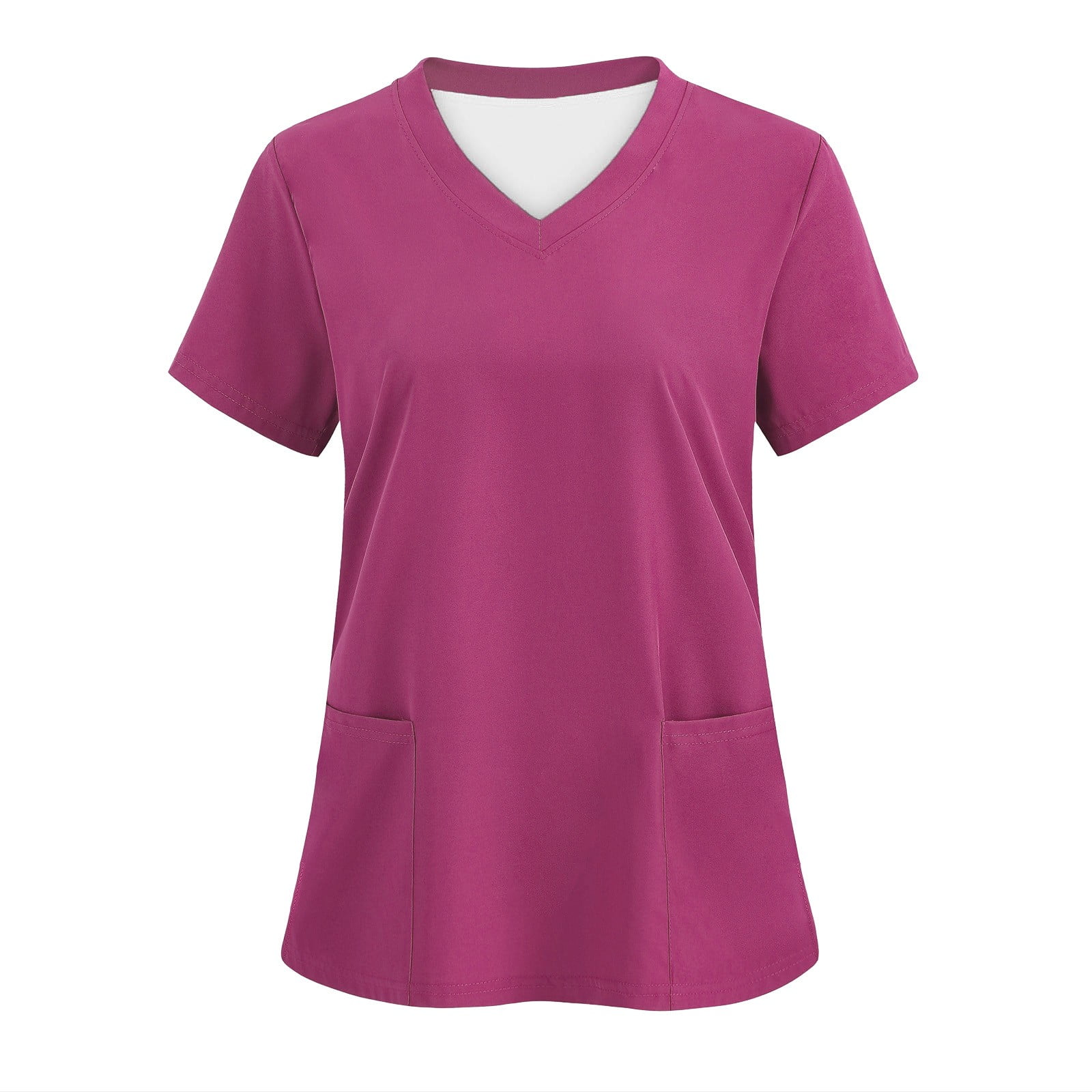 Click here for Amzcrzy Scrub Tops Women Fashion Solid Color Worki... prices