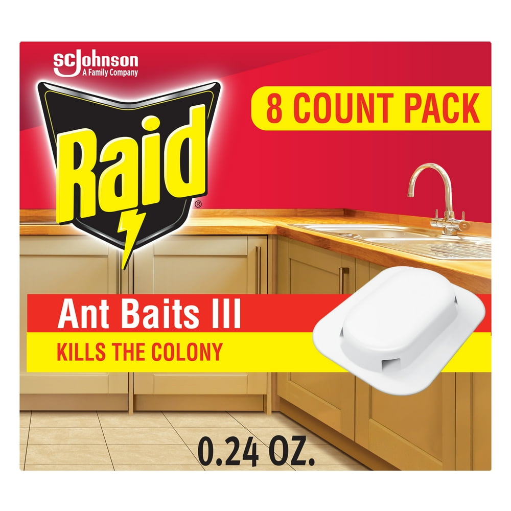 Raid Ant Baits III, 0.24 oz, 8 ct - Walmart.com - Walmart.com