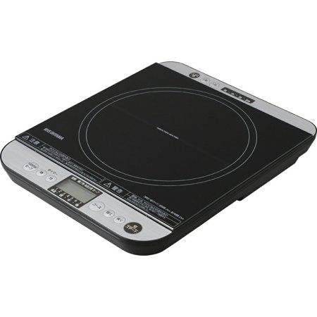 Iris Ohyama IH Cooking Heater with LCD 1400W Operation Panel on Both Sides IH Stove Tabletop 7 ...