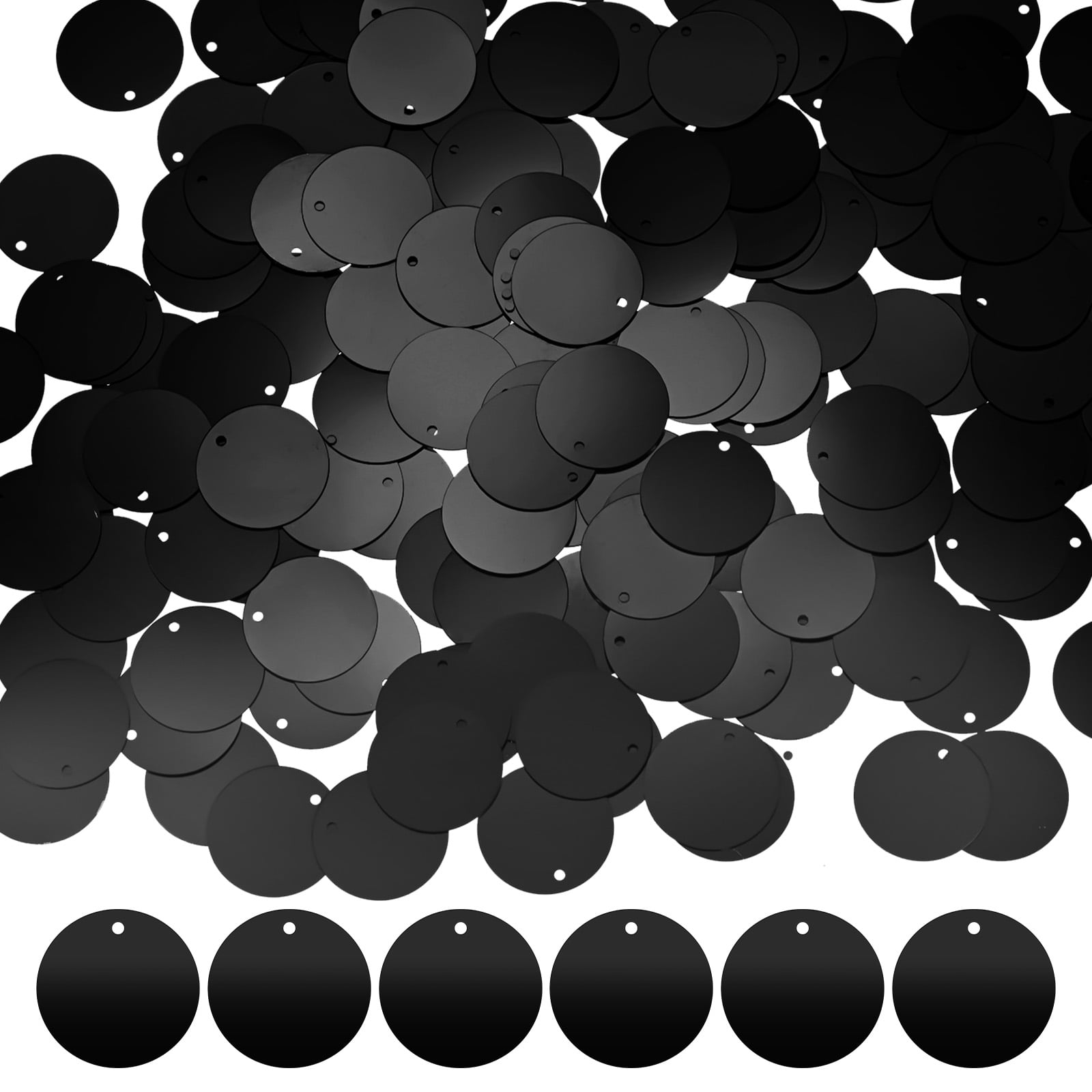 Click here for Uxcell 5-Pack 20 Mm Flat Round Loose Sequins Paill... prices