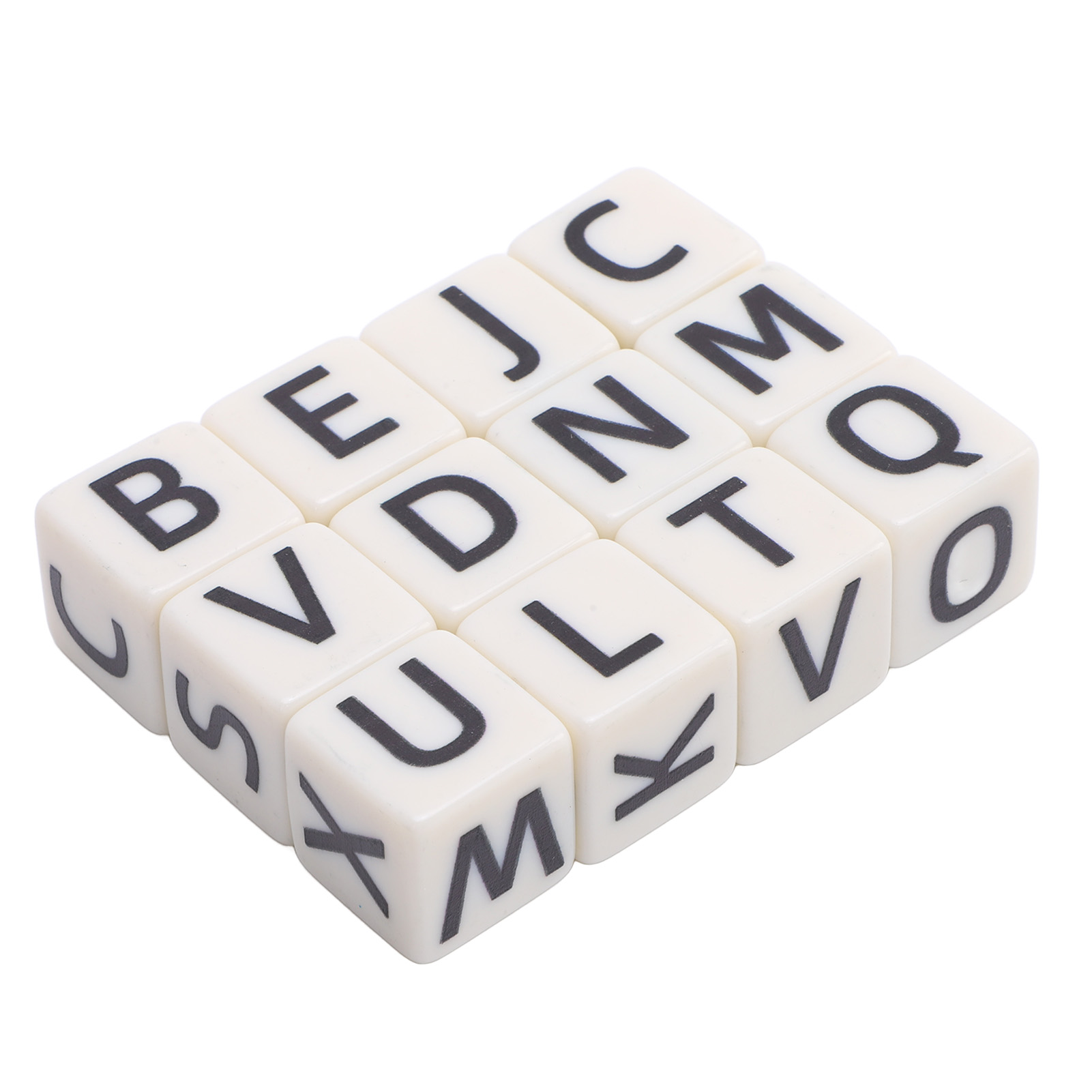 Juego De Dados De 12 Letras, Juego Creativo Multiusos De Hierro ABS ...