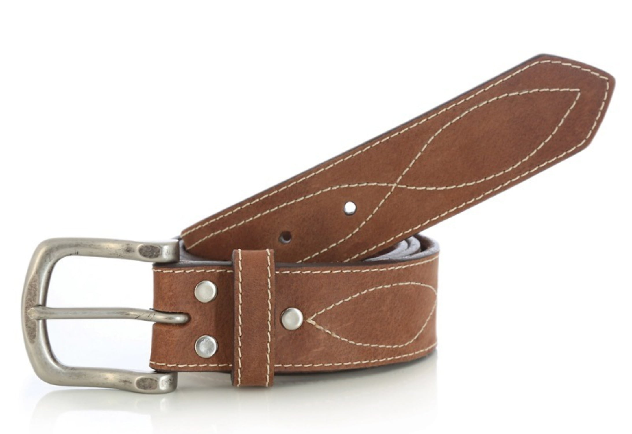 Men's Figure 8 Stitched Western Belt by Wrangler Nepal | Ubuy