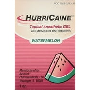 HURRICAINE TOPICAL ORAL ANESTHETIC GEL 1oz WILD CHERRY HURRICANE ...