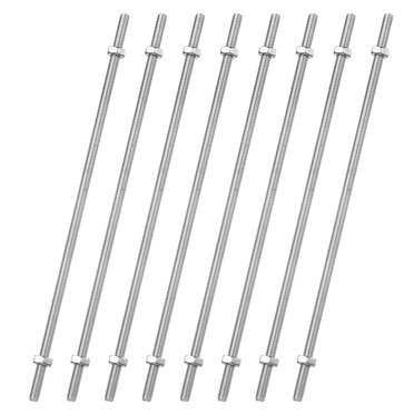 Uxcell 4Pack M5 x 70mm 0.8mm Pitch 304 Stainless Steel Fully Threaded ...