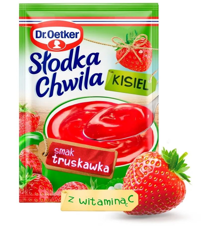 Dr Oetker Slodka Chwila Kisiel Truskawka Strawberry Jelly Mix 30g Bag ...