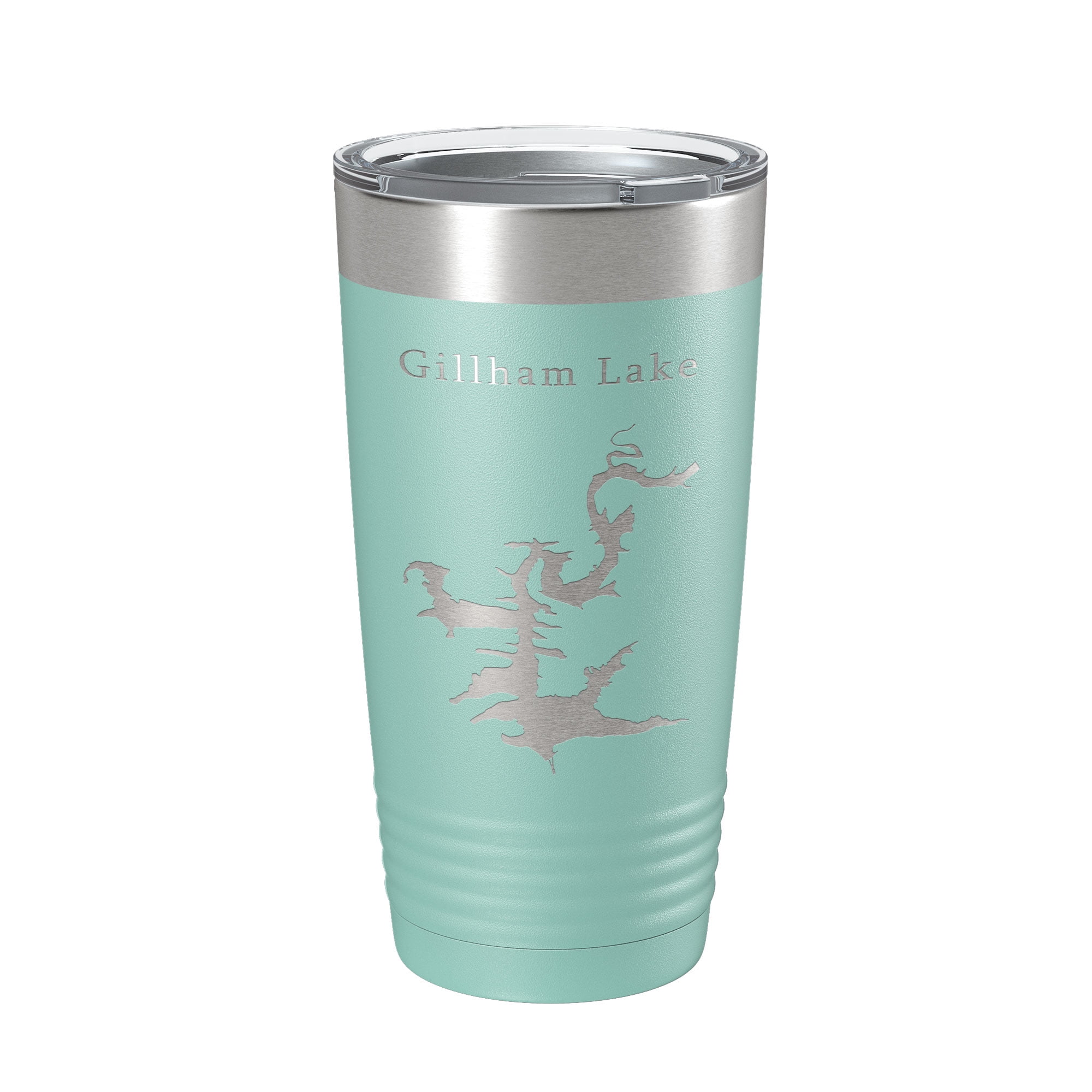 Gillham Lake Map Tumbler Travel Mug Insulated Laser Engraved Coffee Cup ...
