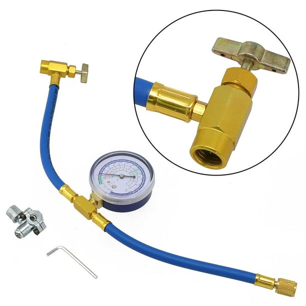 Bpv31 Piercing Tap Valve Kit Tool W/ Pressure Gauge For Home ...